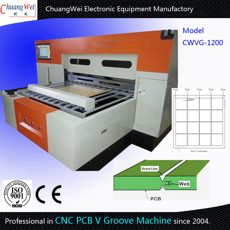 Super V Cut Pcb Separator Machine Menandai V Potong Jalur Pada Pcb Panel