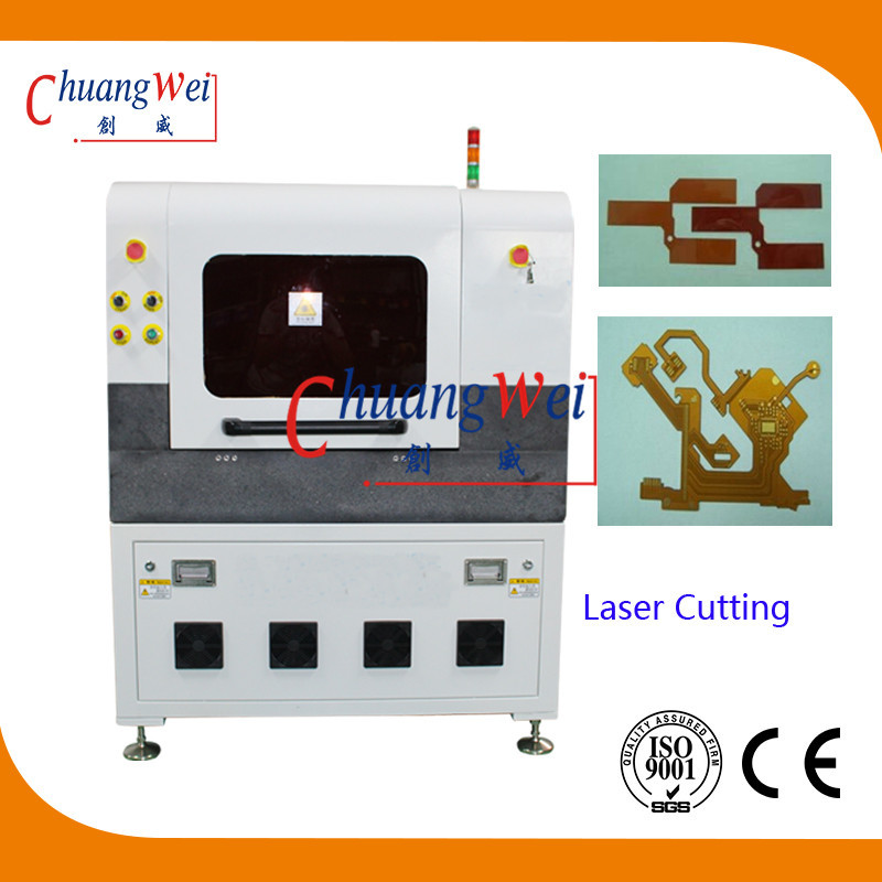 Mesin Laser Cutting PCB Depaneling, Peralatan Pemotong Laser UV 17W